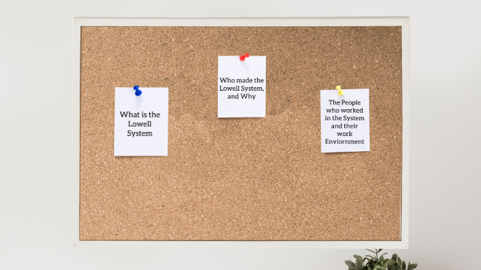 The Lowell System by Briana Lopez on Prezi