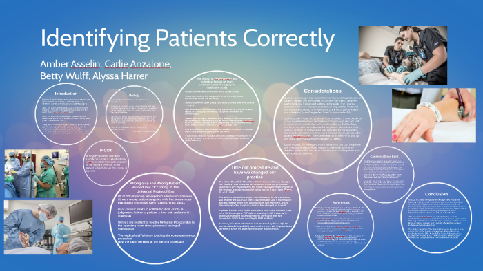 Identifying Patients Correctly by Carlie Anzalone on Prezi