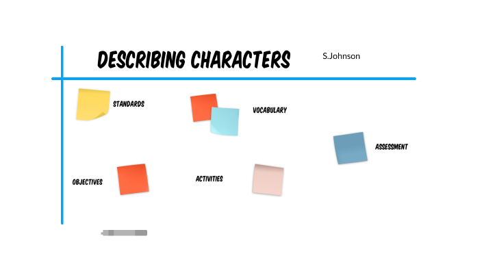 Characters In A Story By Sheanene Johnson