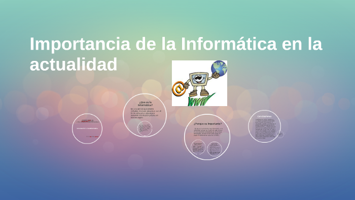 Importancia de la Informatica en la actualidad by Maria Virginia ...