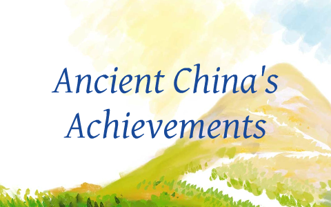 Ancient China Achievements by Makenzi Dalton on Prezi