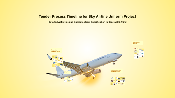 Tender Process Timeline for Sky Airline Uniform Project by Rahul Patel ...