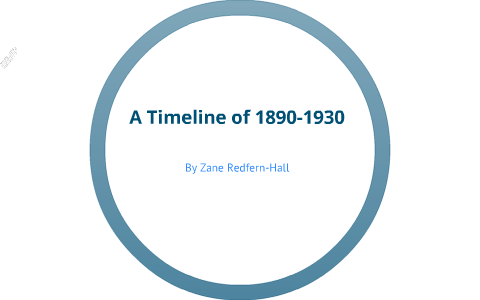 timeline 1890-1930 by Zane Redfern-Hall on Prezi