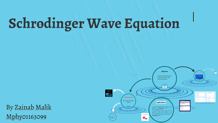 Schrodinger Wave Equation by Sky Diver on Prezi