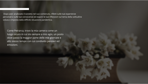 F. Petrarca "O cameretta che già fosti un porto" by Giulia Vacca on ...