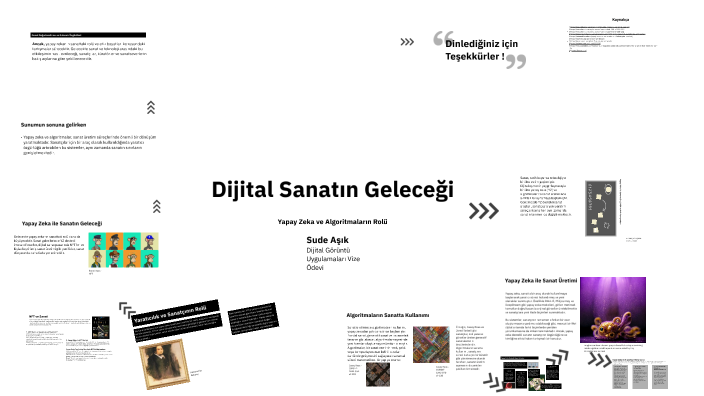 Yapay Zeka Destekli Sanat Akımları by Sude ASIK on Prezi