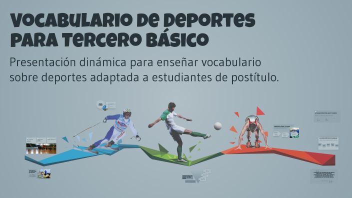Vocabulario de Deportes para Tercero Básico by Paz Belén Pérez Andrade ...