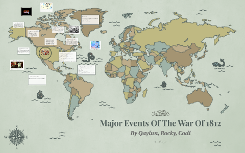 Major Events Of The War Of 1812 by Qaylun Sunderji on Prezi