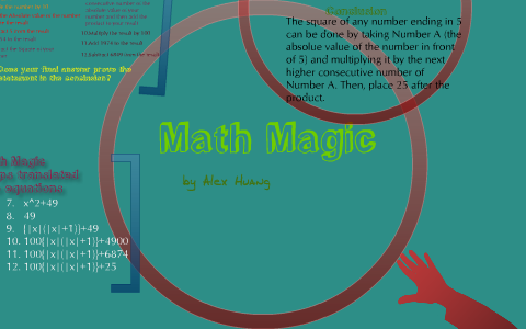 Alex's Math Magic Presentation by name name on Prezi