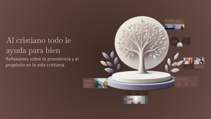 Al cristiano todo le ayuda para bien by Daniel Dávila Erives on Prezi