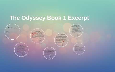 The Odyssey Book 1 Excerpt by Ashley Mitchell on Prezi