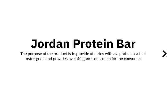 Jordan Protein Bar by Carson Lew on Prezi