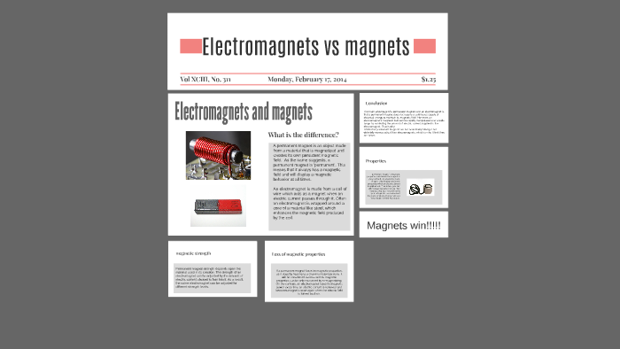 Electromagnets vs magnets by manav pandya on Prezi