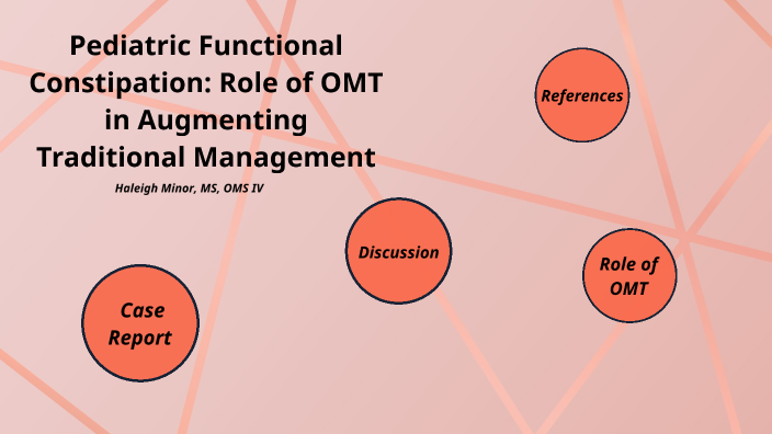 Pediatric Functional Constipation: Role of OMT in Augmenting ...