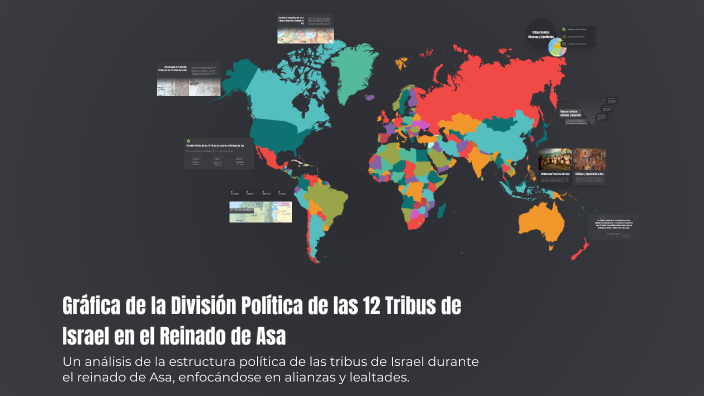 Gráfica de la División Política de las 12 Tribus de Israel en el ...