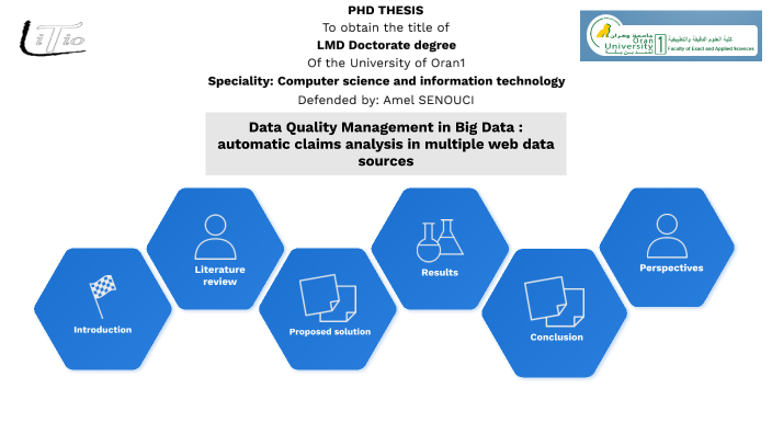 Data Quality Management in Big Data : automatic claims analysis in ...