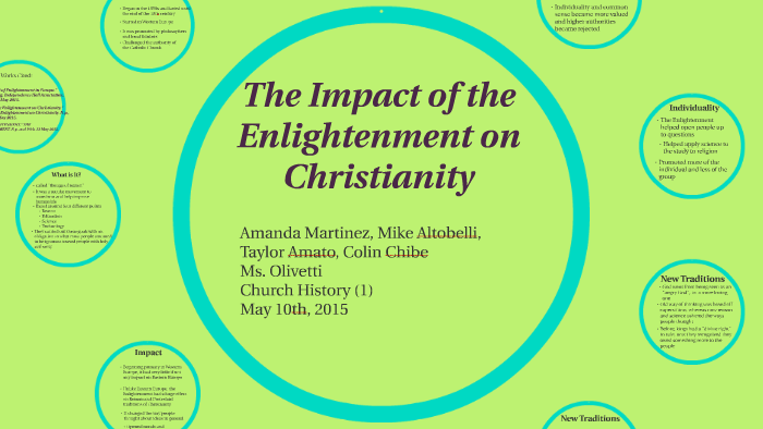 The Impact of the Enlightenment on Christianity by Taylor Amato on Prezi