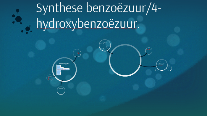 Synthese benzoëzuur/4-hydroxybenzoëzuur. by Romy Gerritsen on Prezi