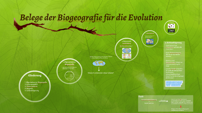 Belege der Biogeografie für die Evolution by Annika Gronau on Prezi