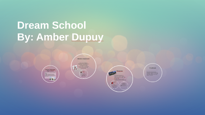 Dream School by Amber Dupuy on Prezi