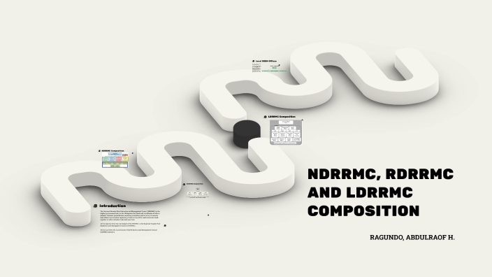 NDRRMC, RDRRMC AND LDRRMC COMPOSITION by Ragundo, Abdulraof H. on Prezi
