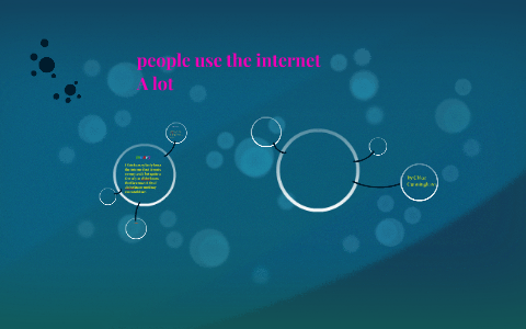people use the internet A lot by on Prezi