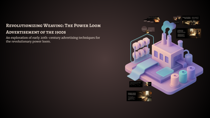 Revolutionizing Weaving: The Power Loom Advertisement of the 1900s by ...