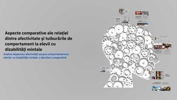 Aspecte comparative ale relației dintre afectivitate și tulburările de ...