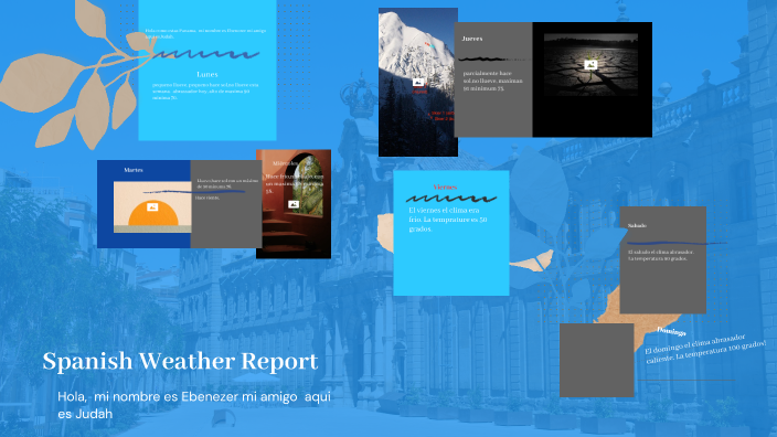 Spanish Weather Report by Judah Berehe on Prezi