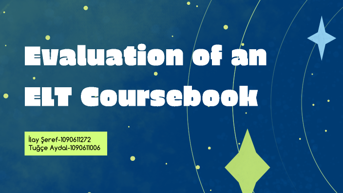 Evaluation of an ELT Coursebook by İlay Şeref on Prezi