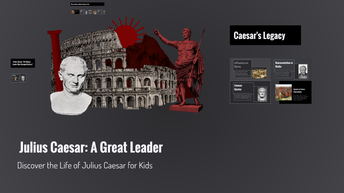 Julius Caesar: A Great Leader by Peter Malmos on Prezi