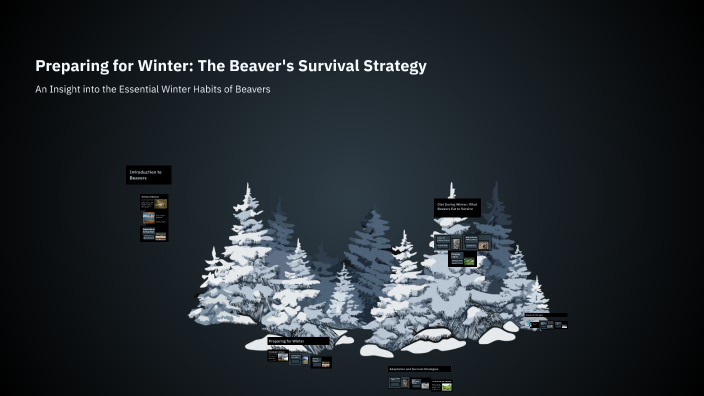 Preparing for Winter: The Beaver's Survival Strategy by Артём Крицын on ...