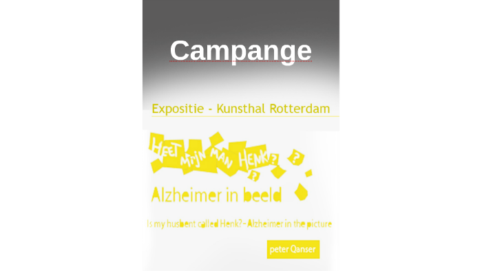 Campange by kim ter horst on Prezi