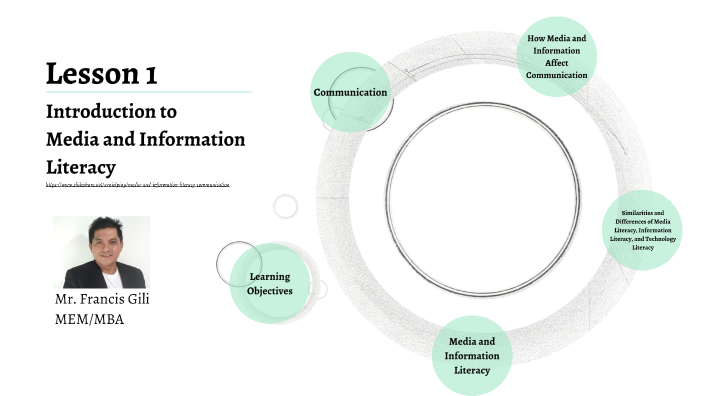 Lesson 1: Introduction to Media and Information Literacy by albert ...