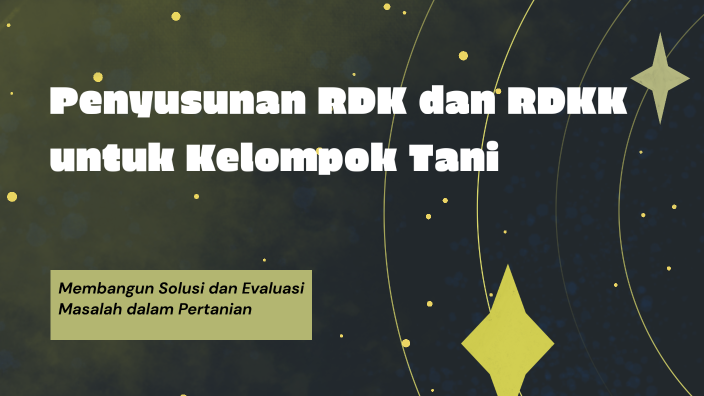 Penyusunan RDK dan RDKK untuk Kelompok Tani by Ahmad Hendra Mubarak on ...