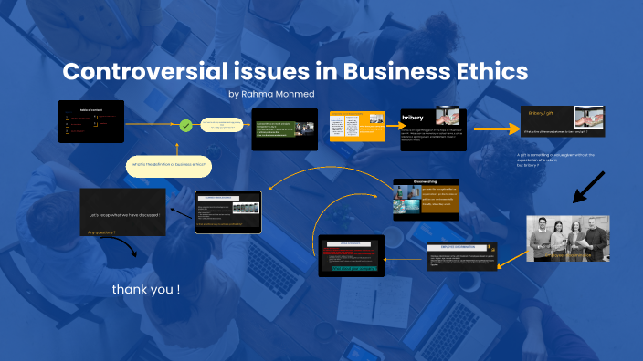 Controversial issues in Business Ethics by Rahma Mohmed on Prezi