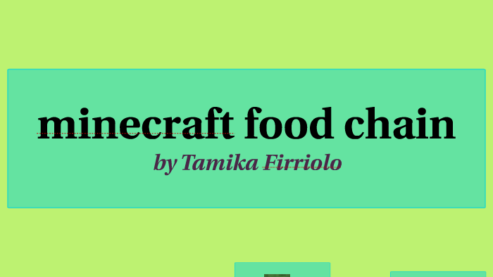 minecraft food chain by tamika firriolo on Prezi