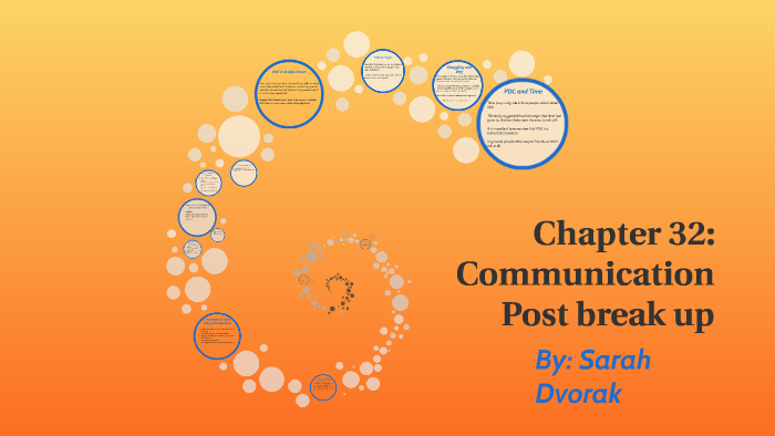 Chapter 32: Communication Post break up by sarah dvorak on Prezi