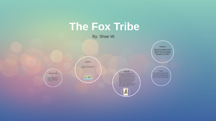 The Fox Tribe by on Prezi