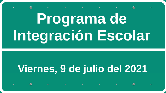 Programa de Integración Escolar by Cristina Peña on Prezi