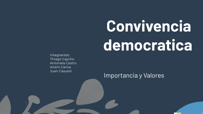 Democracia Familiar y Convivencia Escolar by airam desiree carlos ...