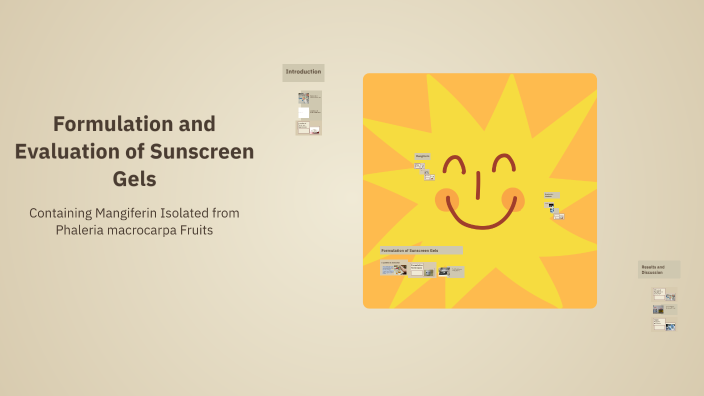 Formulation and Evaluation of Sunscreen Gels by Sanika Kaskar on Prezi