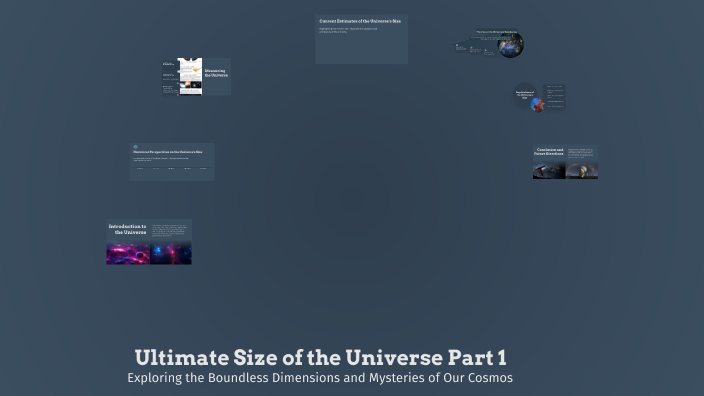 Ultimate Size of the Universe Part 1 by Вадим Аксёнов on Prezi
