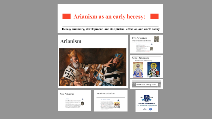 Arianism as an early heresy by Mina Yessa on Prezi
