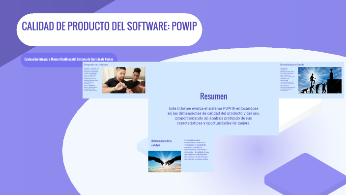 CALIDAD DE PRODUCTO DEL SOFTWARE: POWIP by SAMUEL ANTONHY SOTO TRUJILLO ...