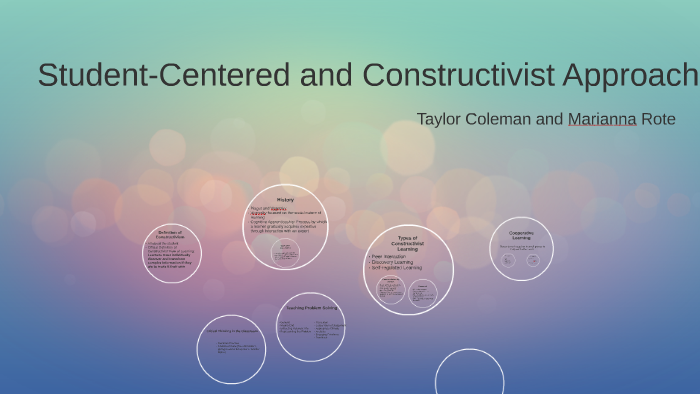 Student-Centered and Constructivist Approach by on Prezi