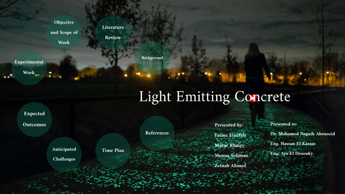 Light emitting concrete by Fatma Maged on Prezi
