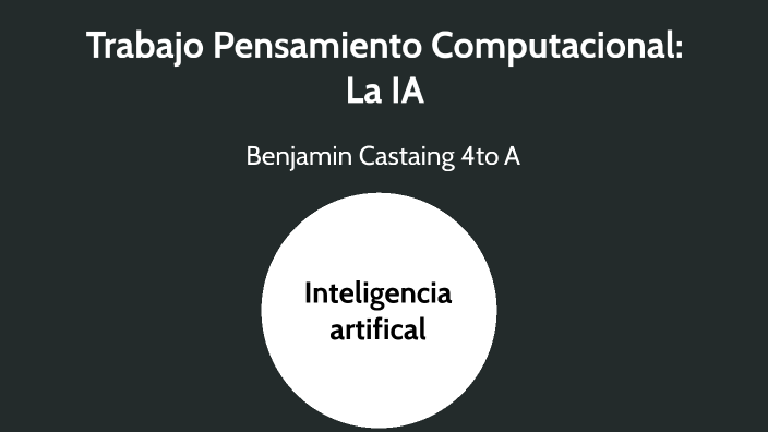 Trabajo pensamiento computacional by BENJAMÍN CASTAING on Prezi