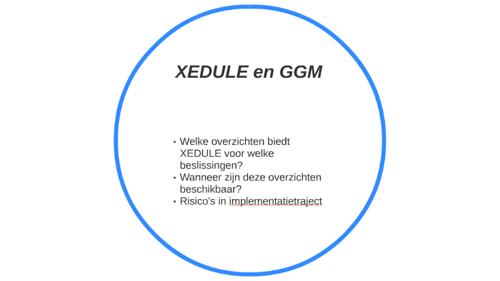 opzetje XEDULE en GGM by Mirjam boerboom on Prezi