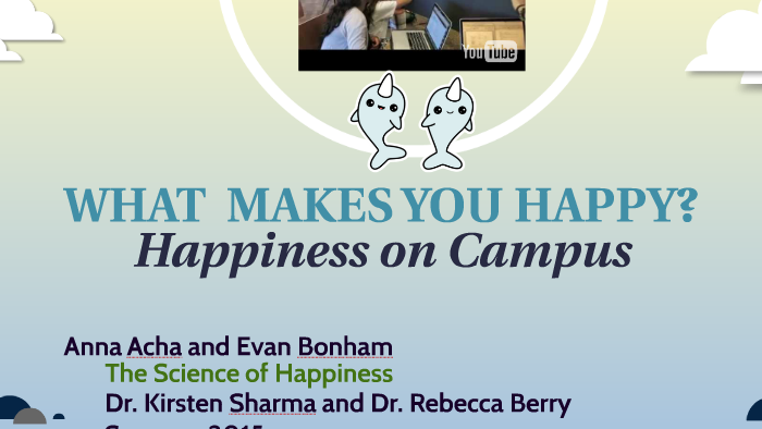 Happiness on Campus by Anna Acha